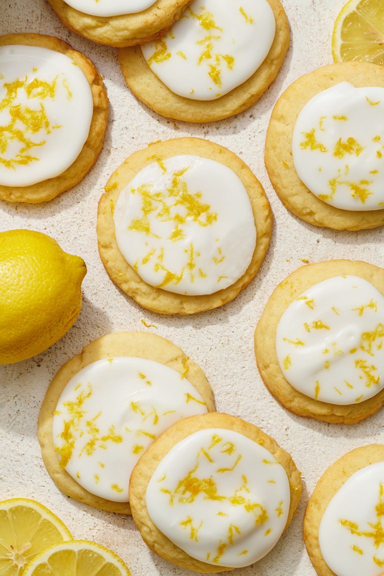 Glazed Lemon Cookies - Handle the Heat