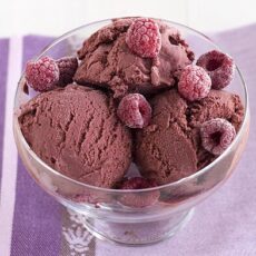Easy Chocolate Raspberry Ice Cream Recipe | Handle The Heat