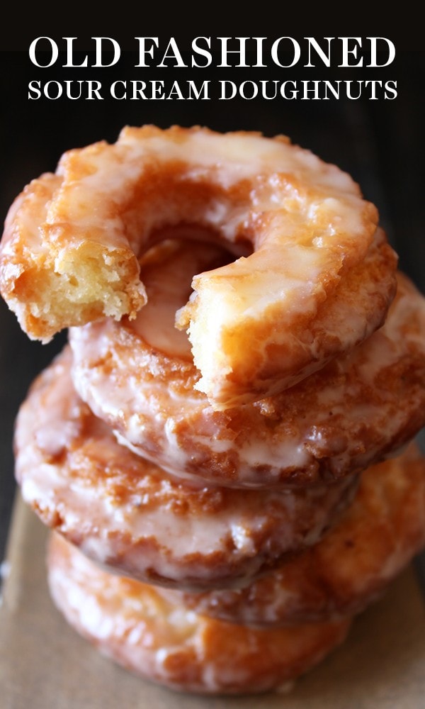 Old-Fashioned Sour Cream Doughnuts - Handle the Heat