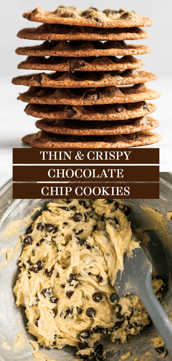 Thin and Crispy Chocolate Chip Cookies - Handle the Heat
