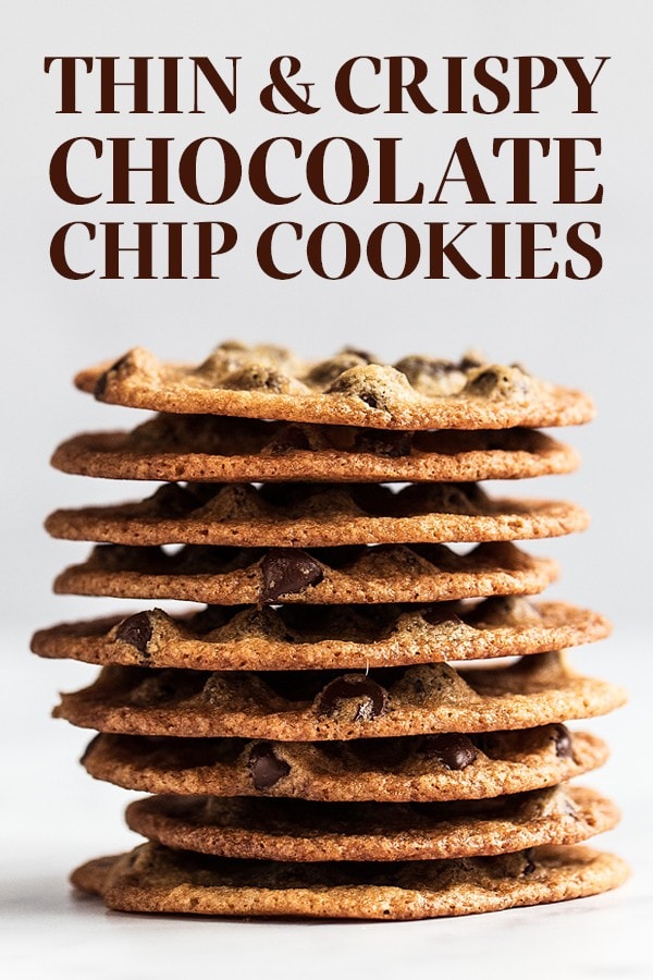 Thin and Crispy Chocolate Chip Cookies - Handle the Heat