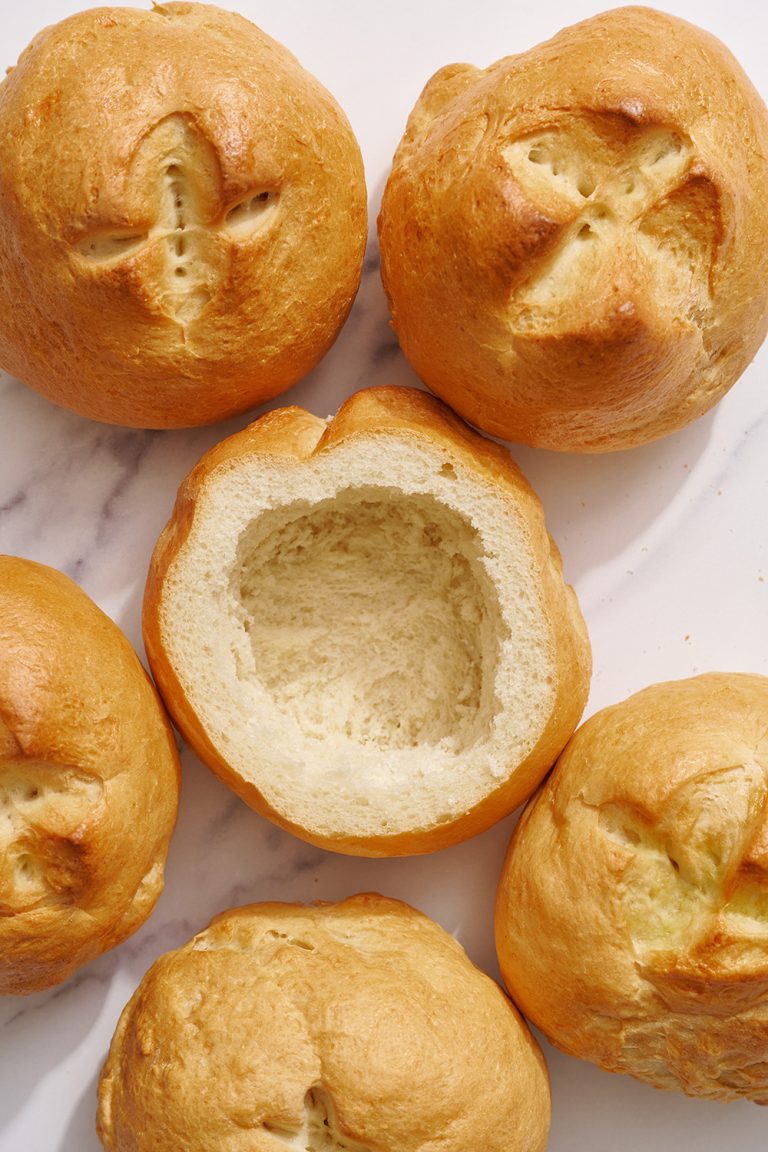 Homemade Bread Bowls - Beginner Friendly Recipe!