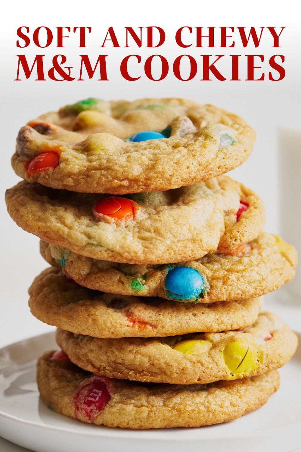 Soft and Chewy M&M Cookies Recipe - Handle the Heat
