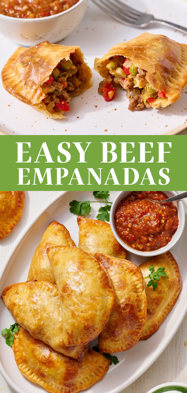 Baked Beef Empanadas (Easy Homemade Dough)