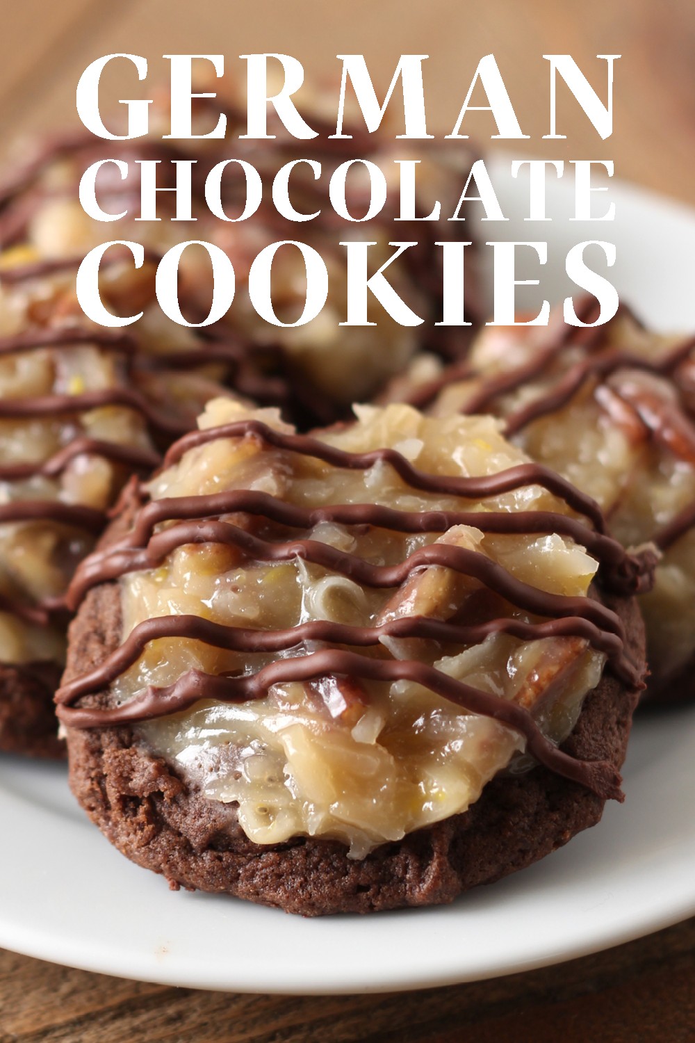 German Chocolate Cookies - Handle the Heat