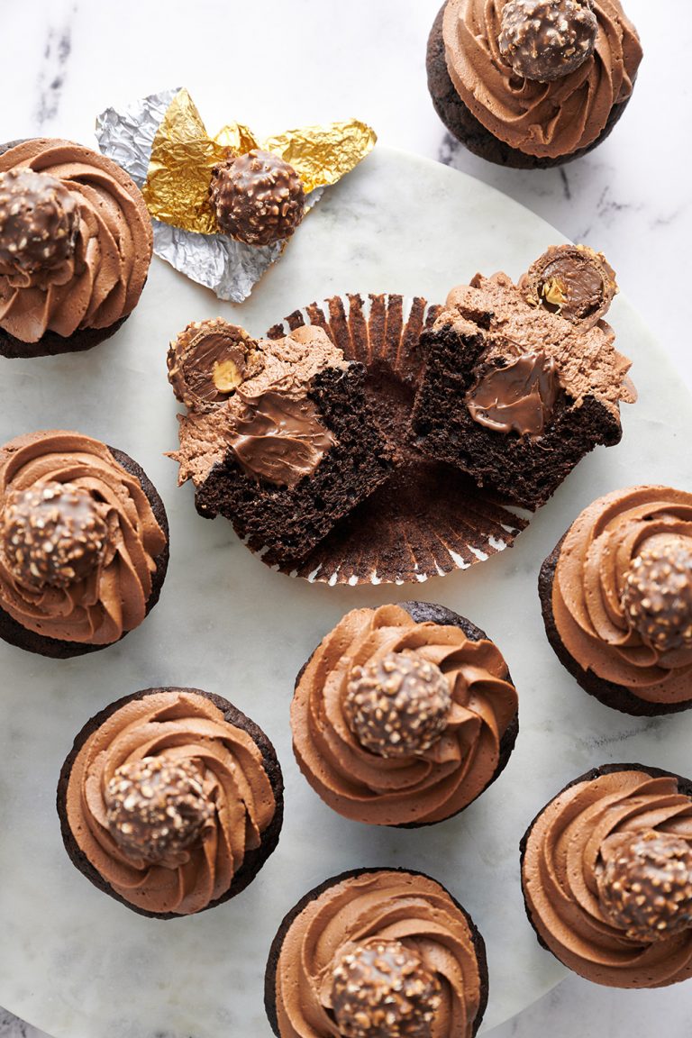 Ultimate Nutella Cupcakes Recipe | Ferrero Rocher & Nutella-Filled Cupcakes | Handle the Heat