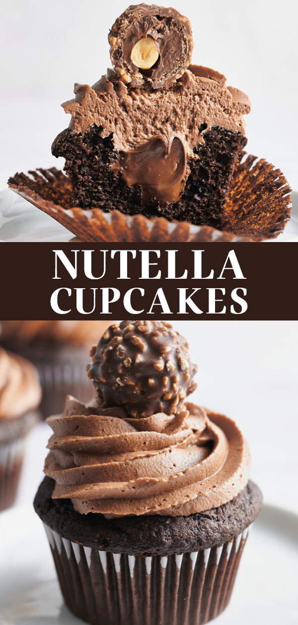 Ultimate Nutella Cupcakes Recipe | Ferrero Rocher & Nutella-Filled ...