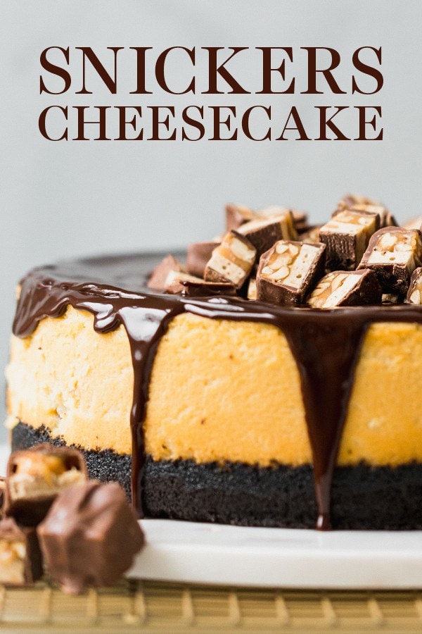 Snickers Cheesecake (Ultra Creamy & Foolproof)
