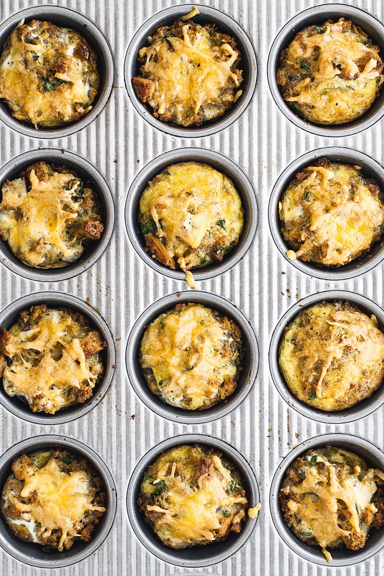Leftover Stuffing Muffins - Handle the Heat