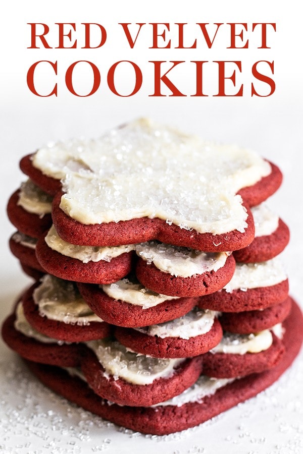 Red Velvet Sugar Cookies - Handle the Heat