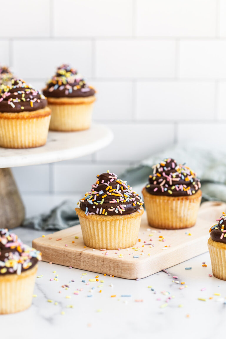 Ultra Moist Yellow Cupcakes