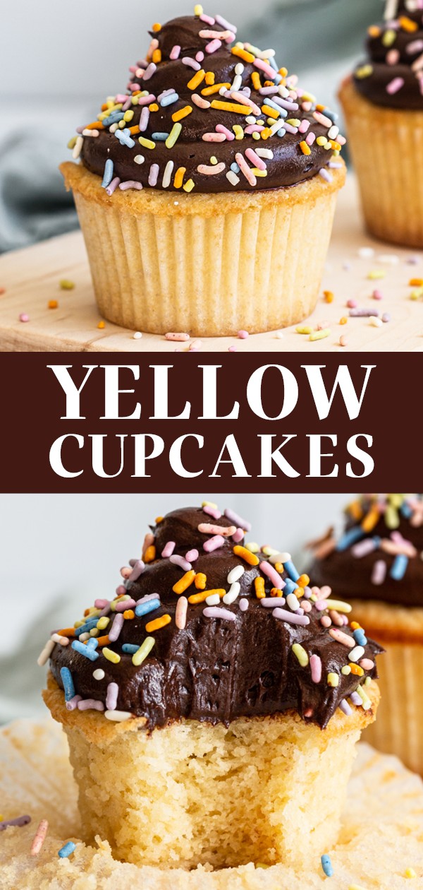 Ultra Moist Yellow Cupcakes