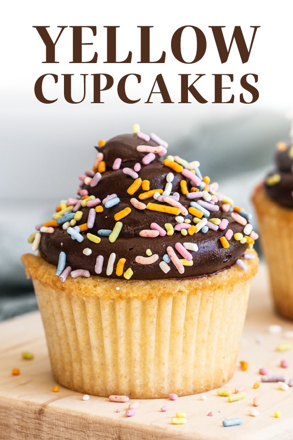 Ultra Moist Yellow Cupcakes