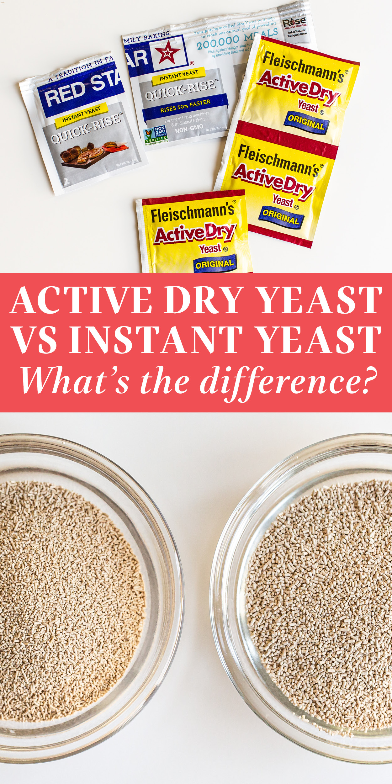 Dry Yeast Vs Instant Yeast Yeast Comparison Handle The Heat