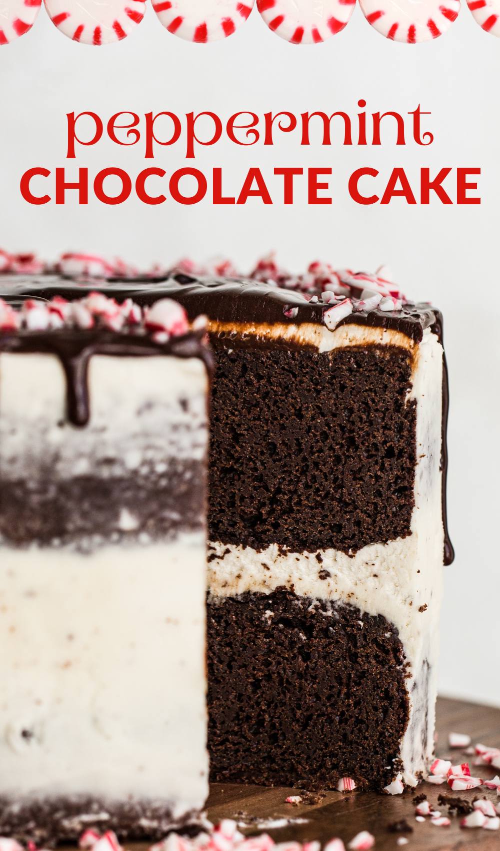 Peppermint Chocolate Cake - Handle the Heat