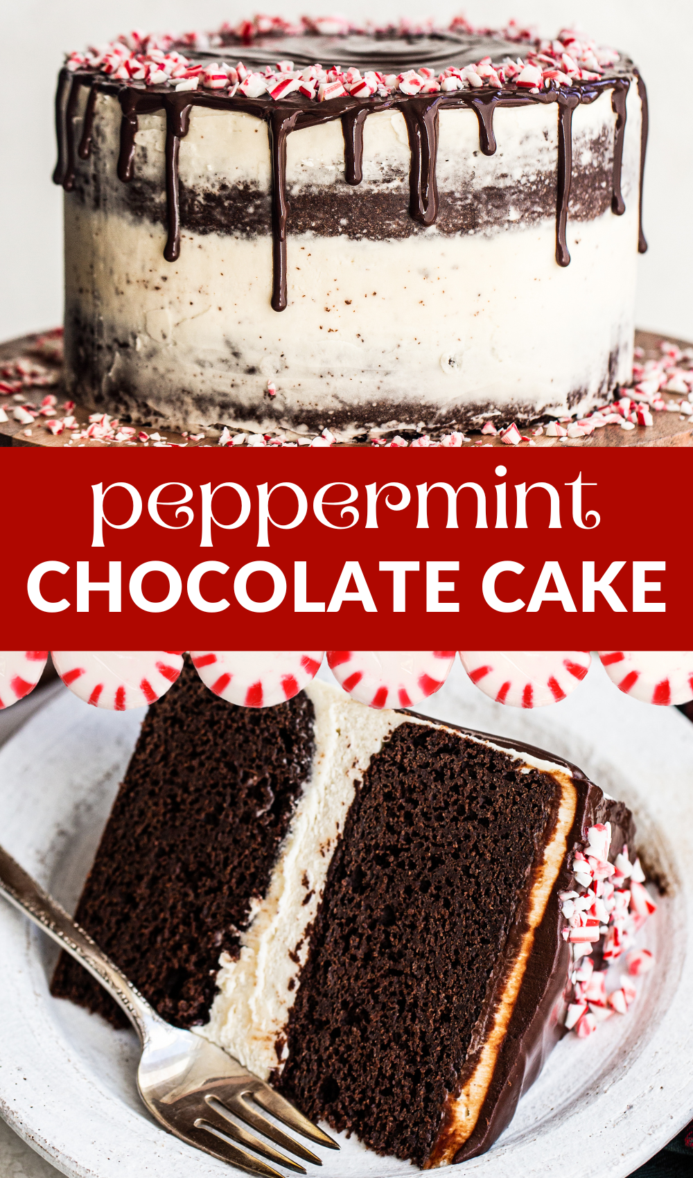 Peppermint Chocolate Cake - Handle the Heat
