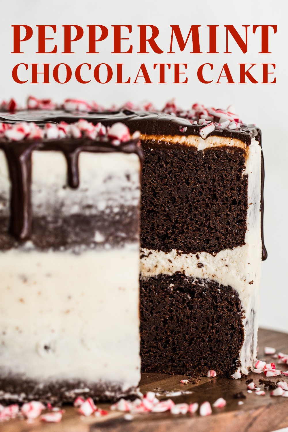 Peppermint Chocolate Cake - Handle the Heat
