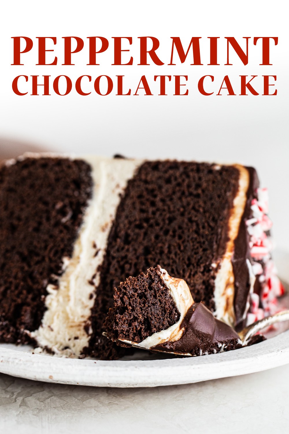 Peppermint Chocolate Cake - Handle the Heat