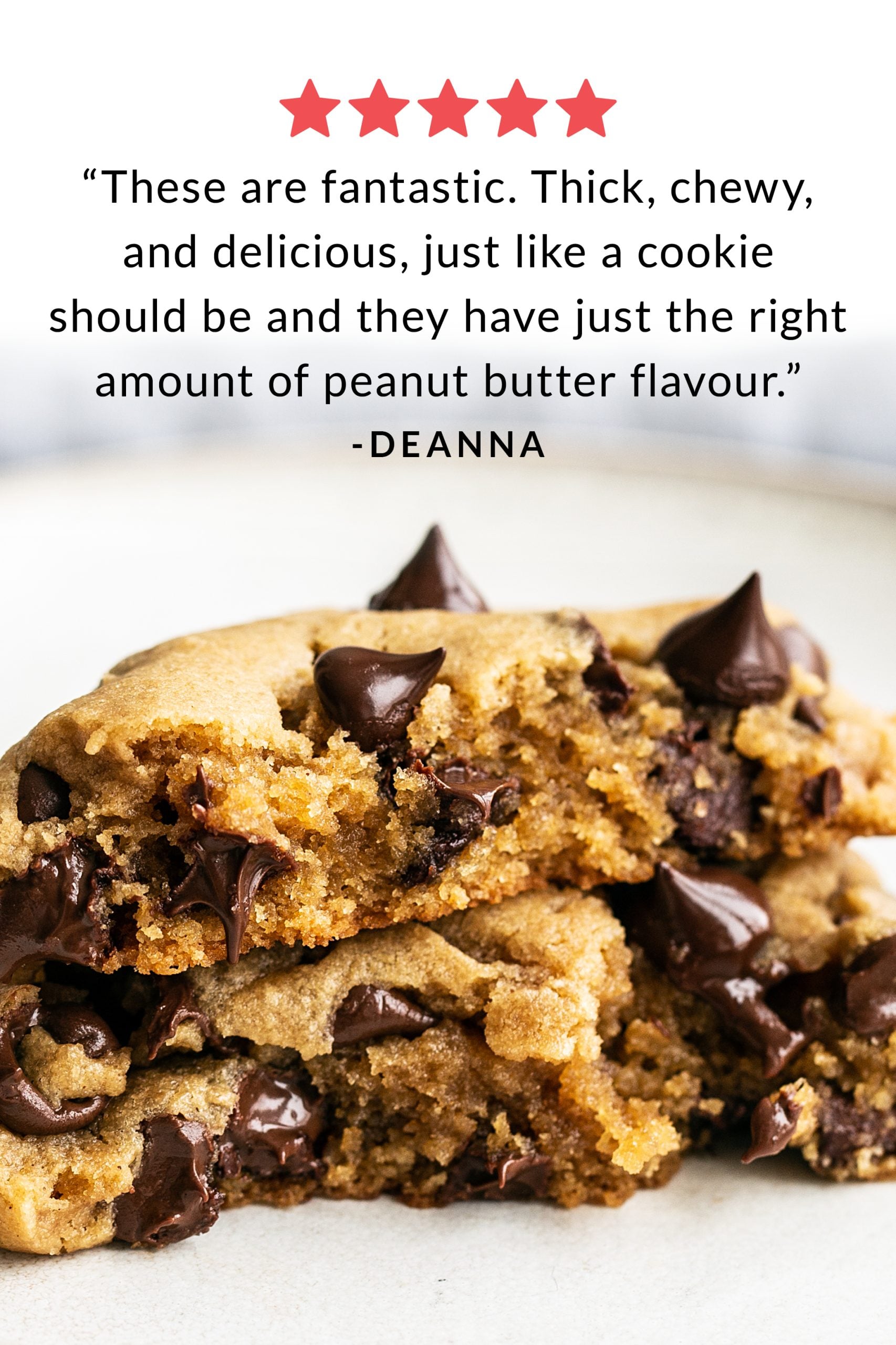 Peanut Butter Chocolate Chip Cookies - Handle the Heat