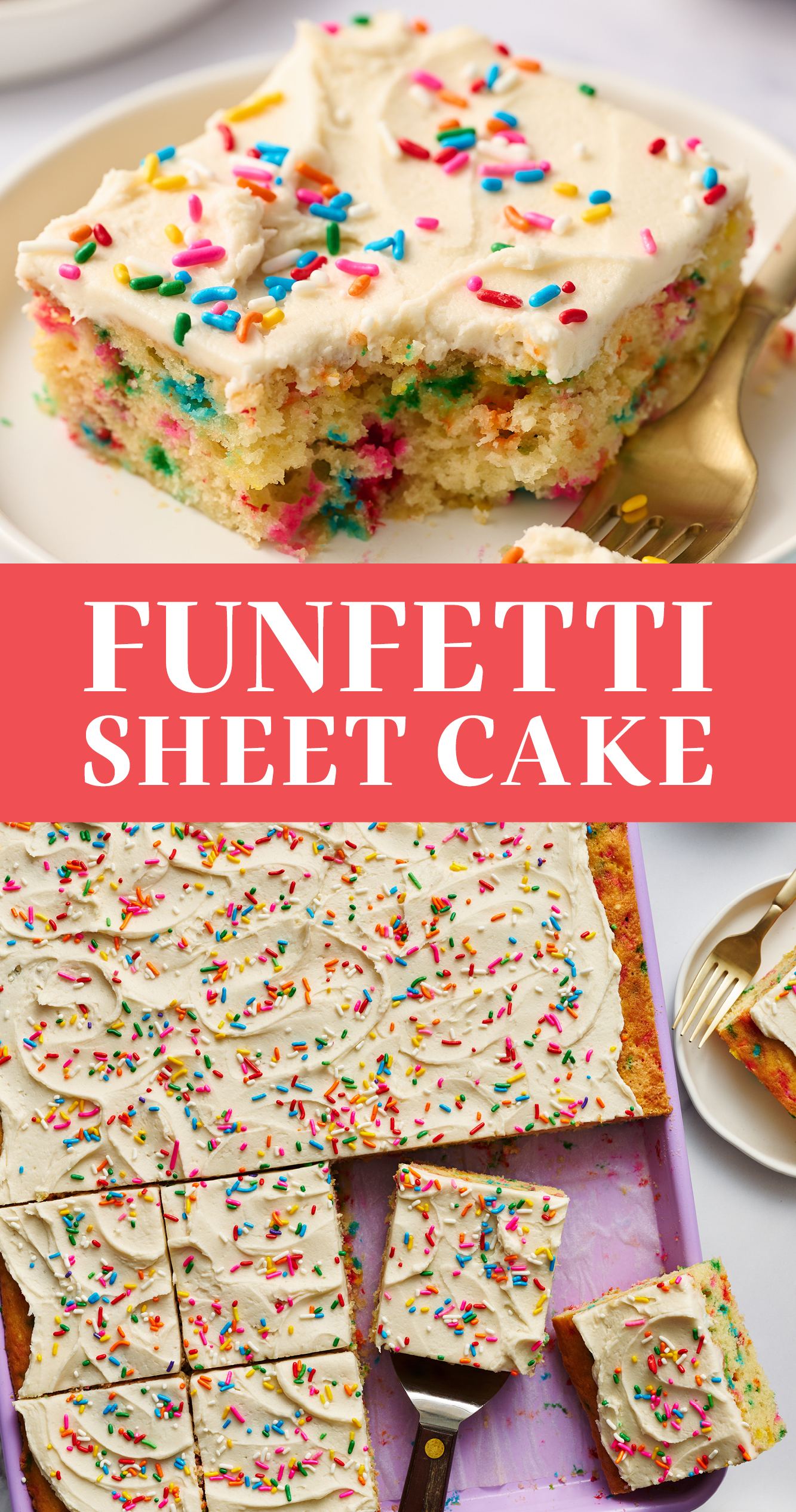 Funfetti Sheet Cake - Handle the Heat