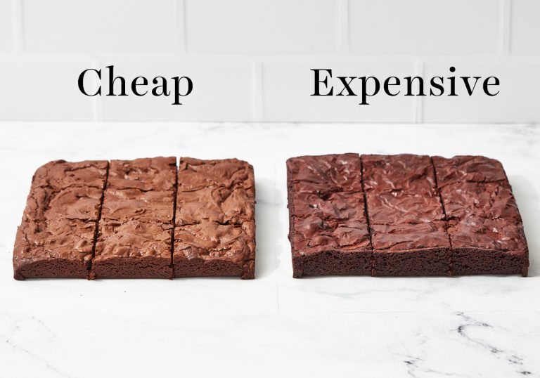 Cheap vs Expensive Ingredients in Brownies - Handle the Heat