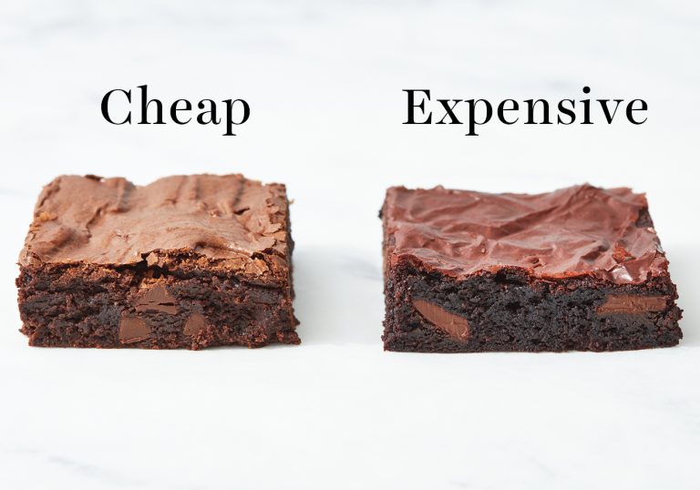 Cheap vs Expensive Ingredients in Brownies - Handle the Heat