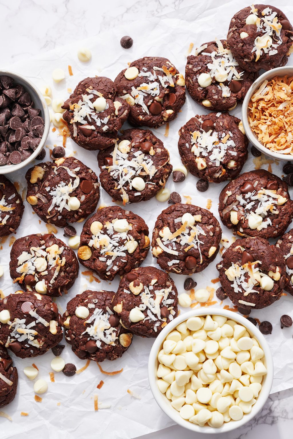 Chocolate Coconut Cookies