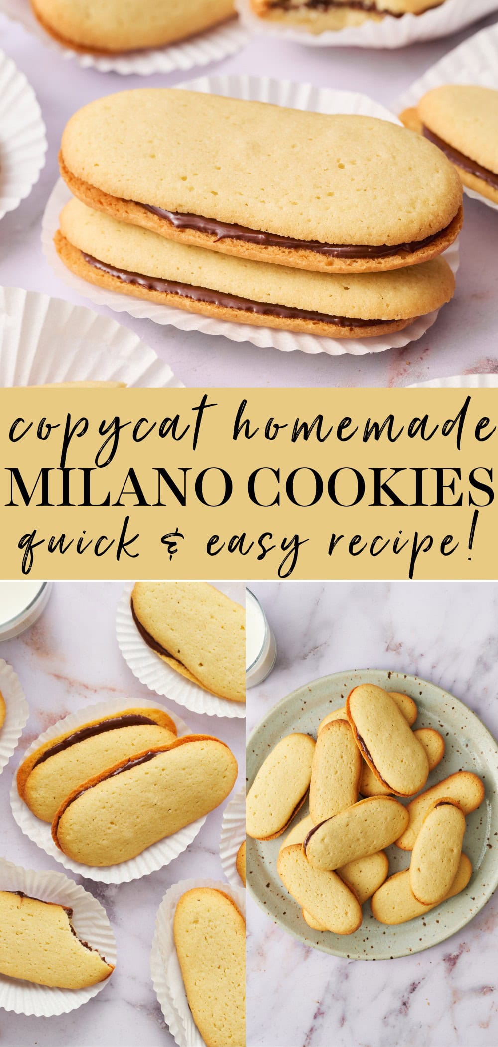 Milano Cookies Recipe