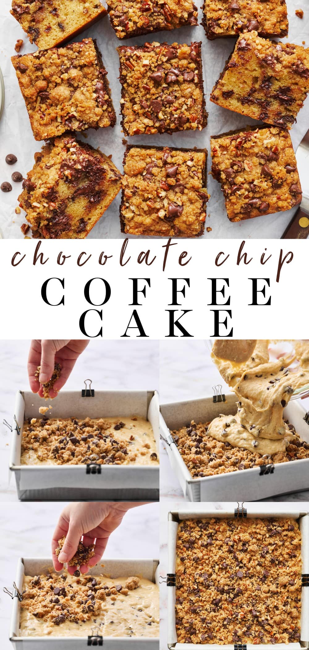 Chocolate Chip Coffee Cake - Handle the Heat