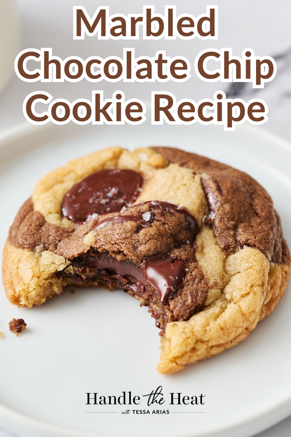 Marbled Chocolate Chip Cookies - Handle the Heat