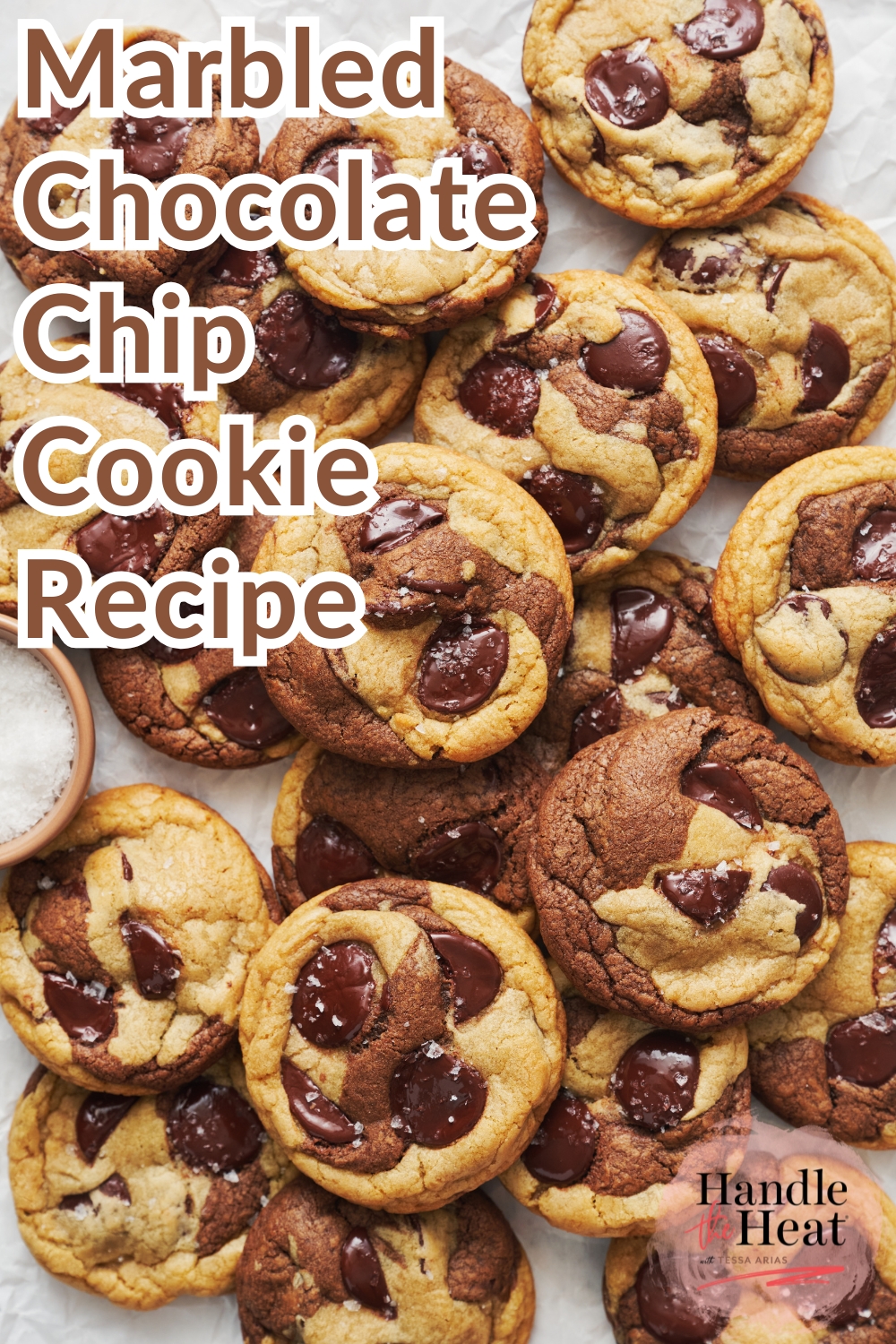 Marbled Chocolate Chip Cookies - Handle the Heat