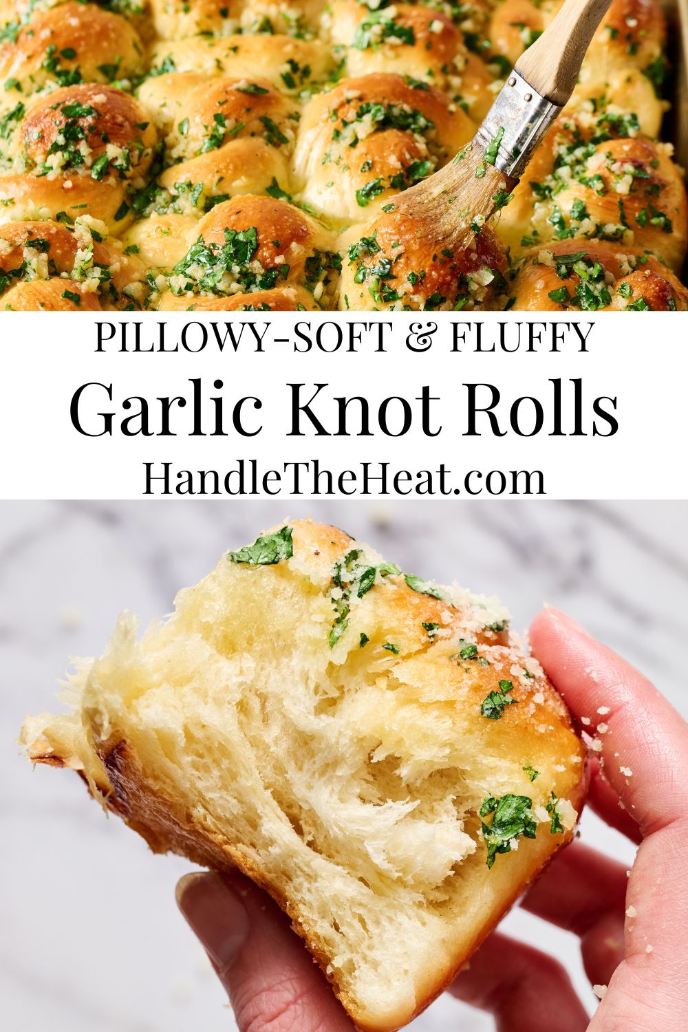 Garlic Knot Rolls - Handle the Heat