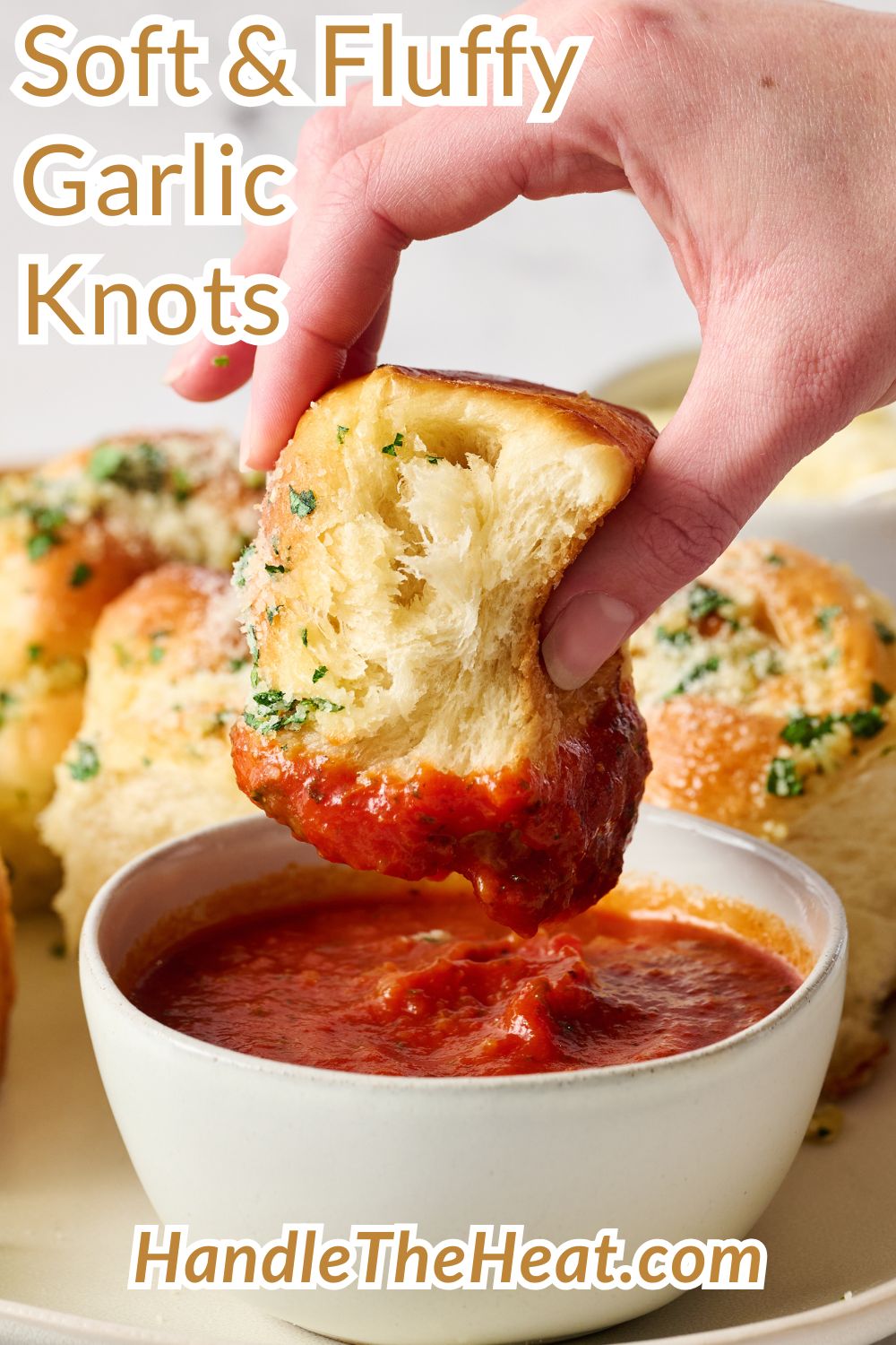 Garlic Knot Rolls - Handle the Heat