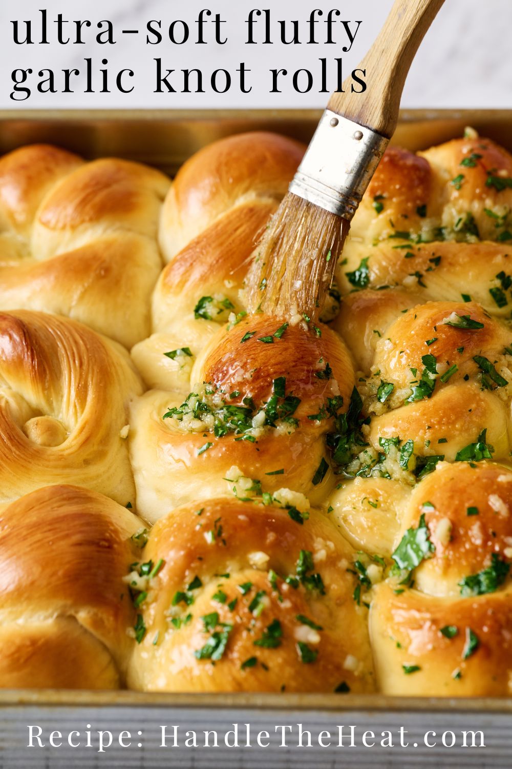 Garlic Knot Rolls - Handle the Heat