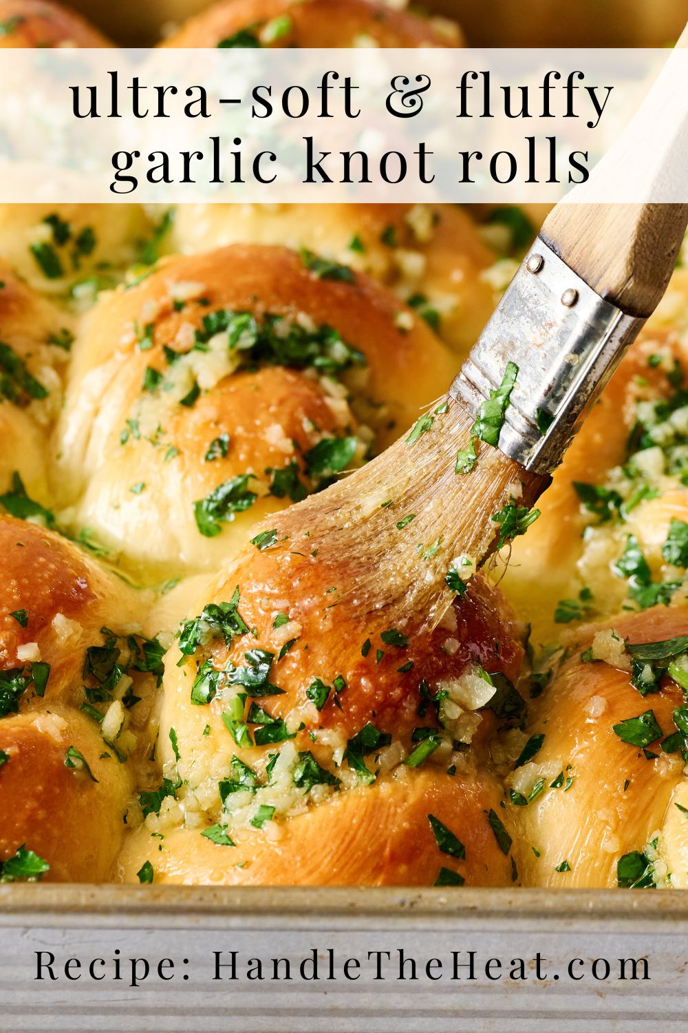 Garlic Knot Rolls - Handle the Heat