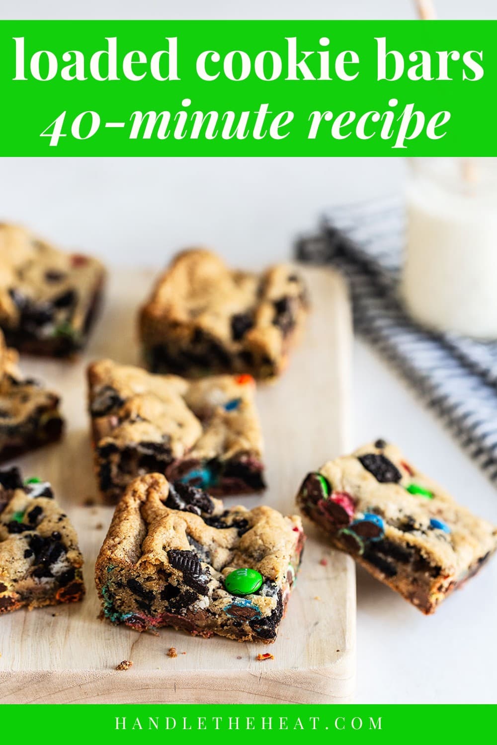 Halloween Candy Cookies | Loaded Cookie Bars