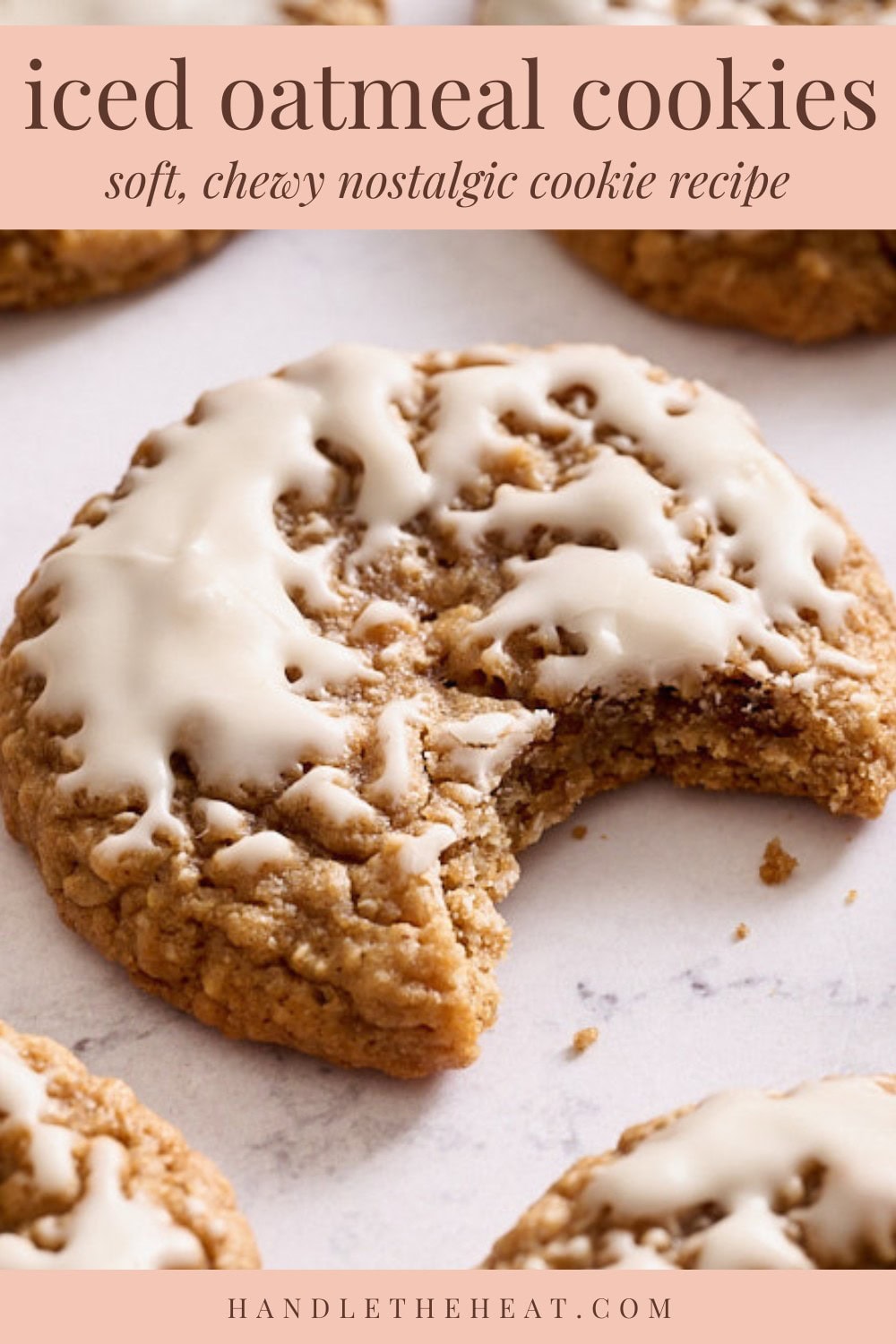 Easy Iced Oatmeal Cookies