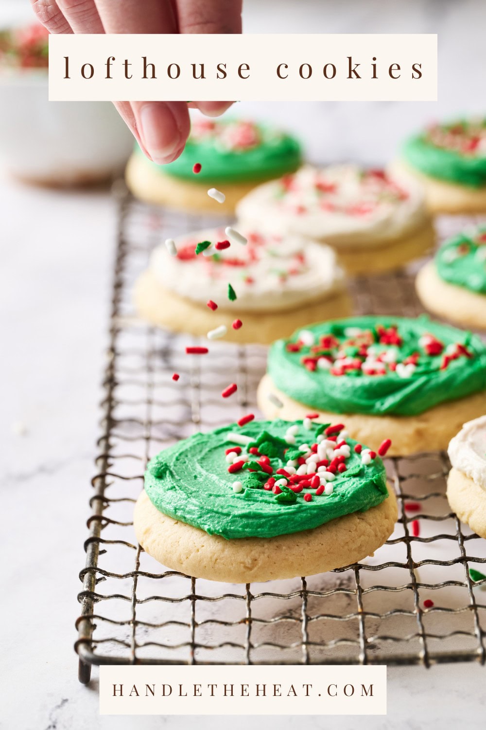 Christmas Lofthouse Cookies - Handle the Heat