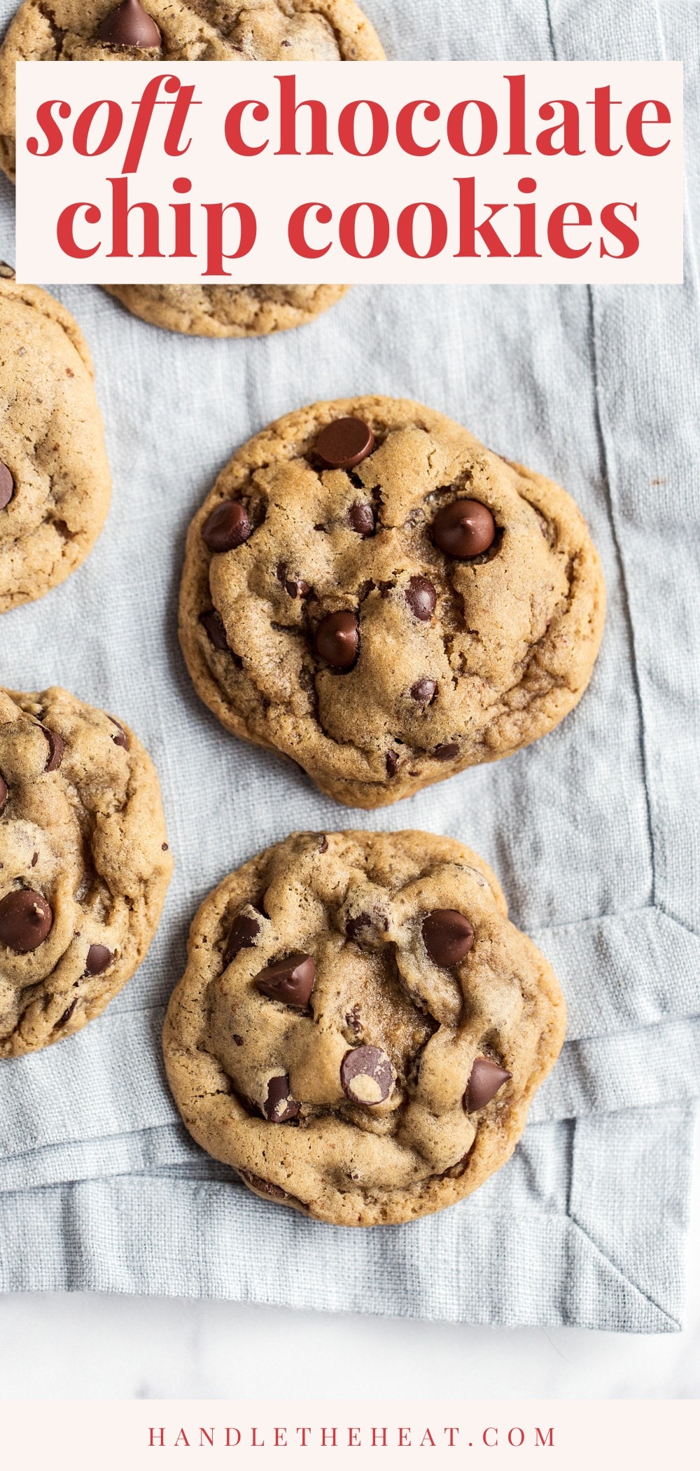 Soft Chocolate Chip Cookies - Handle the Heat