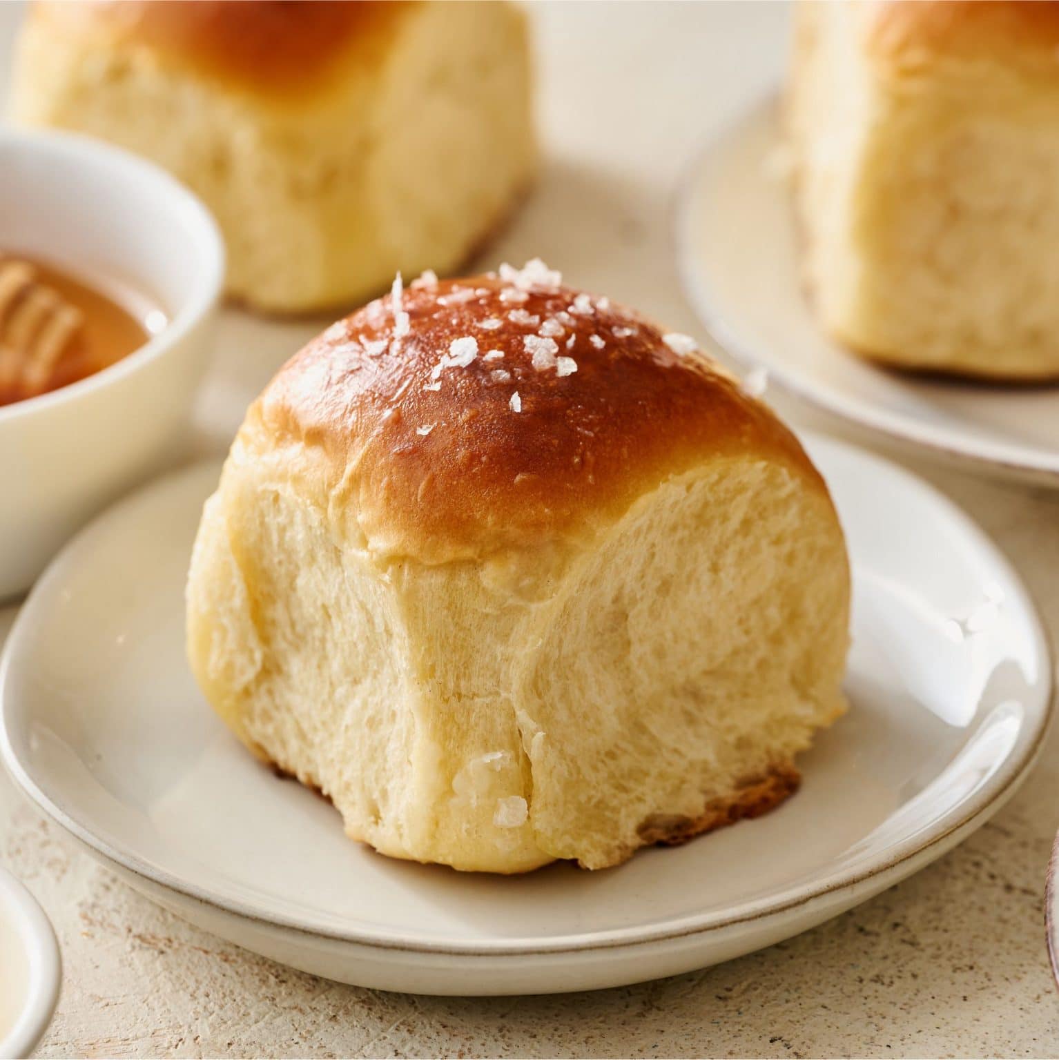 Salted Honey Butter Rolls (Ultra Soft & Fluffy)